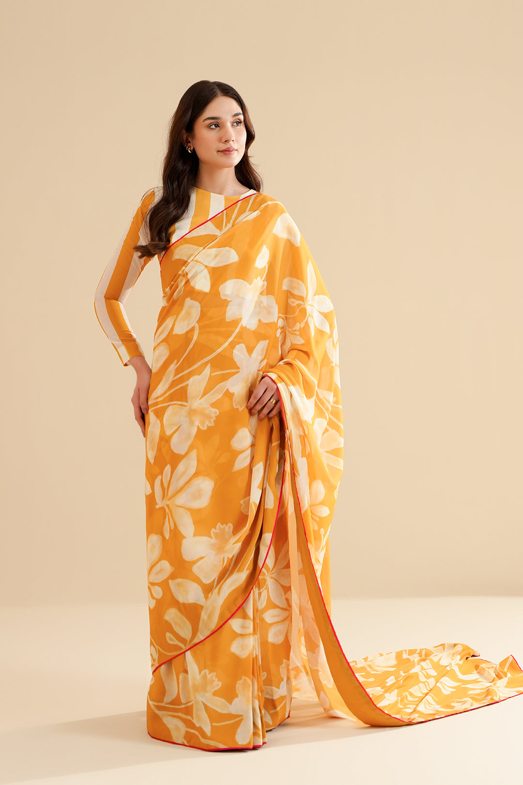Rival Saree & Crop Top – Lulusar